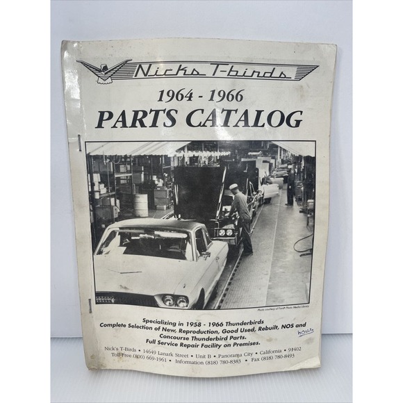 nick | VR, AR & Accessories | Thunderbirds Part Catalog Nicks Tbirds ...